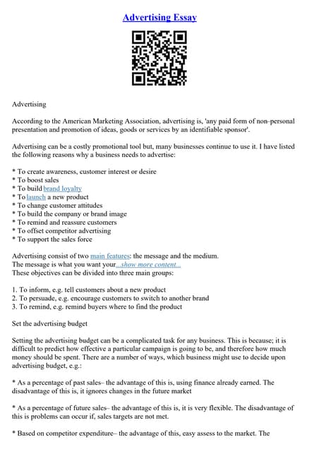 Argumentative essay | PPT