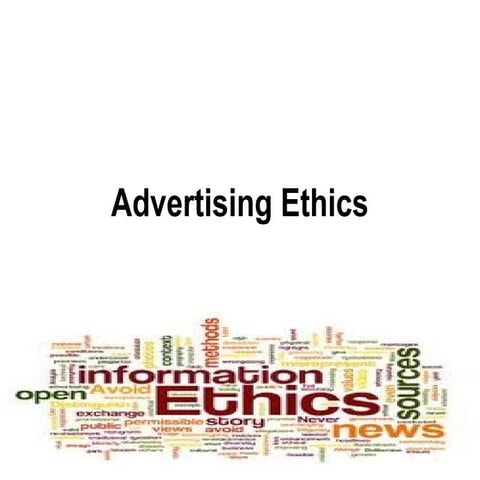Advertisingethics | PPT