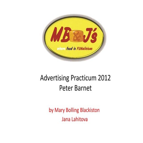 Advertising final mbj | PPT