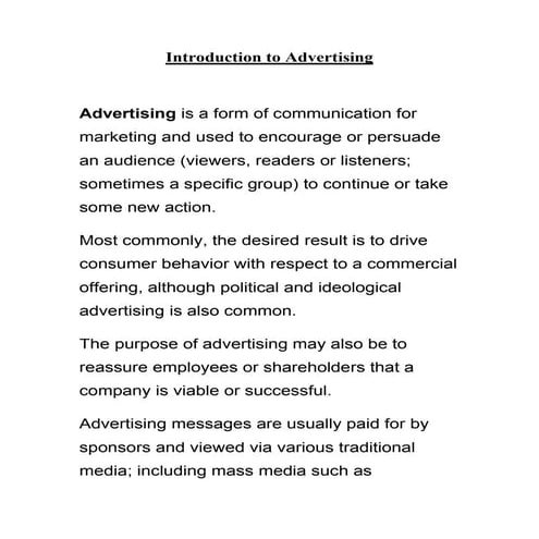 Advertising Management Doc