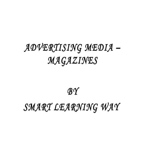 Magazine ad specs | PDF