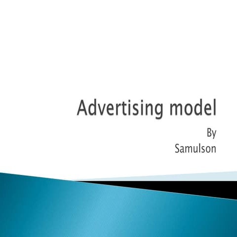 Advertising model | PPTX
