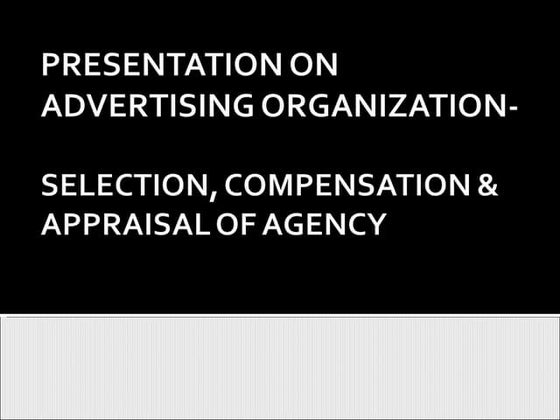 Advertising agency | PPTX