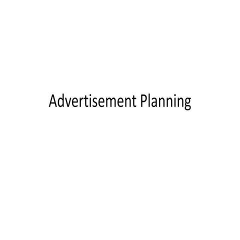 Unit 2 advertising campaign planning and management | DOCX