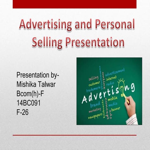Advertising presentation | PPT
