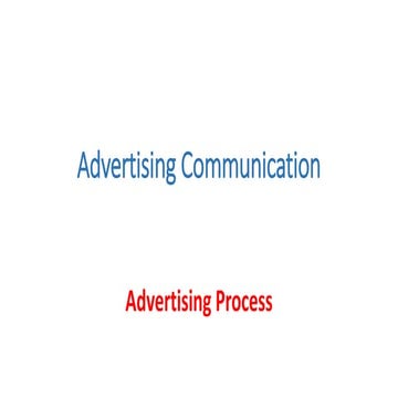 Advertising process | PPTX
