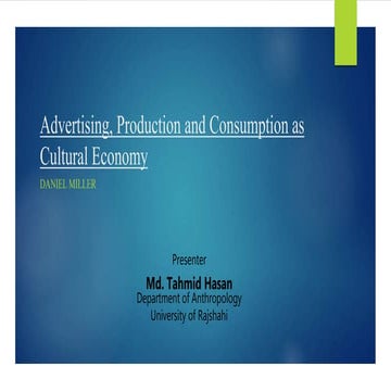 Consumerism and desire | PPT
