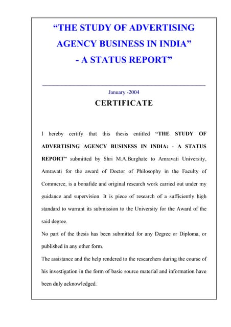 Marketing Project on Pen | DOCX