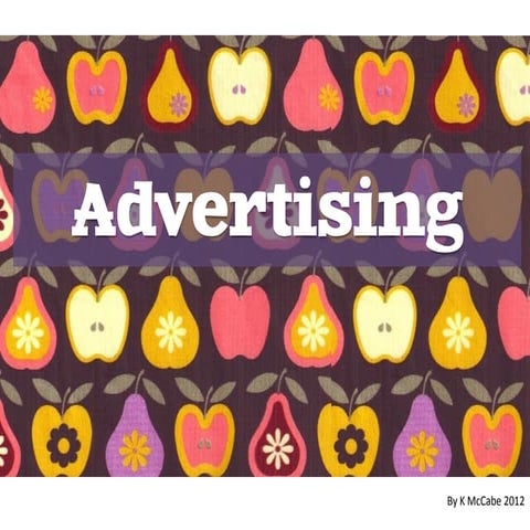 Advertising: An introduction to Theory | PDF