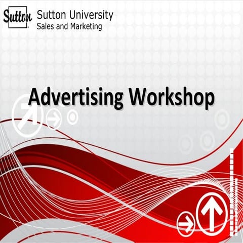 Advertising Workshop | PPT | Advertising Industry | Industries