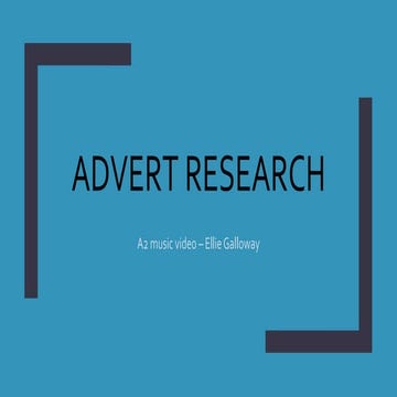Album Advert research | PPT