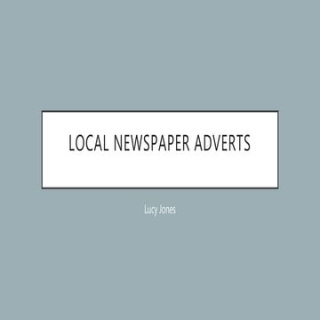 Analysing Local Newspaper | PPT