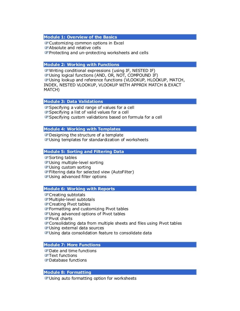 Advanced Excel Course Content advanced-excel-course-content