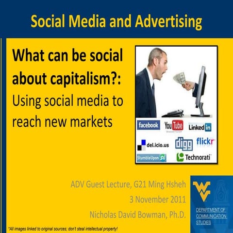 Social Media Advertising (WVU Guest Talk ) | PPT