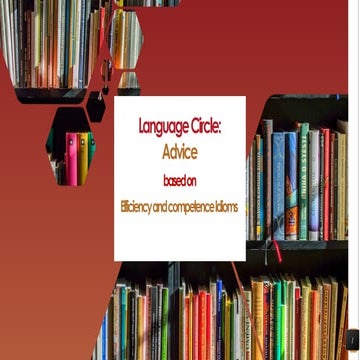 Advice - Based on Efficiency and Competence Idioms.pptx