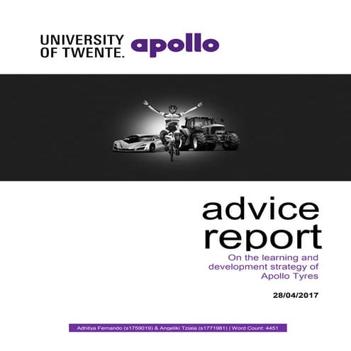 Advice report Apollo | PDF | Human Resources | Business