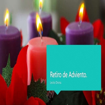 "Renovando la Luz: Un Retiro de Adviento para Jóvenes" | PPTX