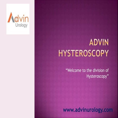 Advin Hysteroscopy SET | PPT