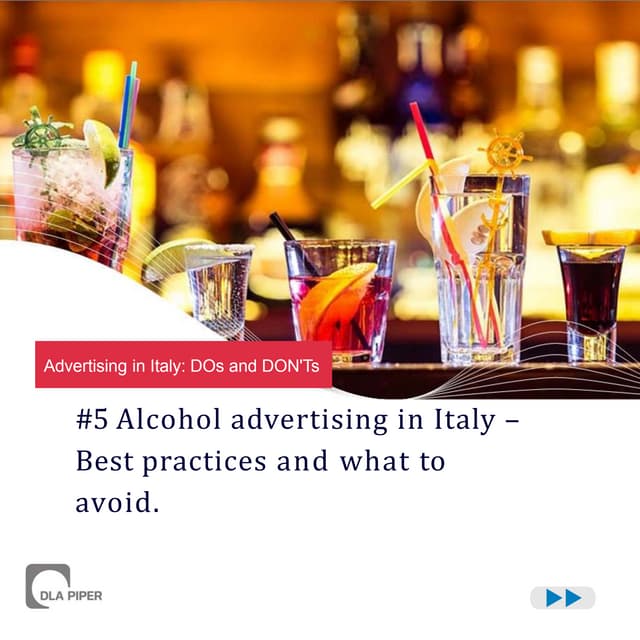 Good practices and common pitfalls on advertising of alcoholic products ...