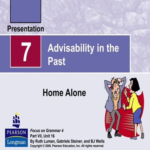 Advisability in the past | PPS