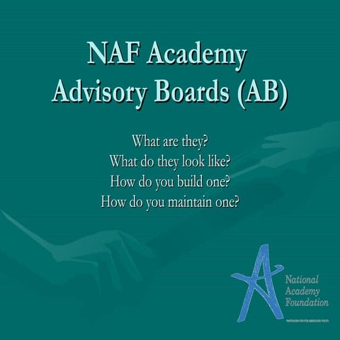 NAF: Presentation of Advisory Board | PPTX