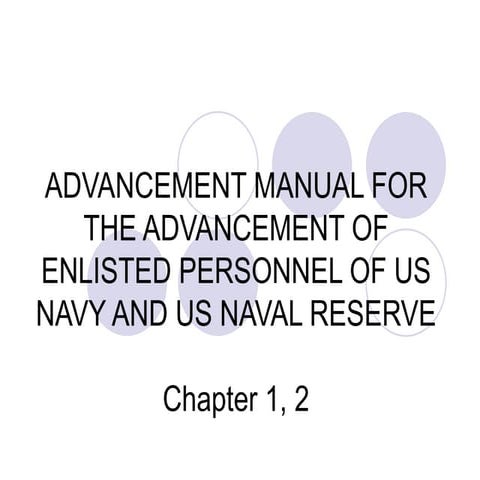 Adv manual ch 1 and 2 | PPT