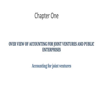 ADVNCED FINANCIAL ACCOUNTIN PART ONE , CHAPTER 1 | PPTX
