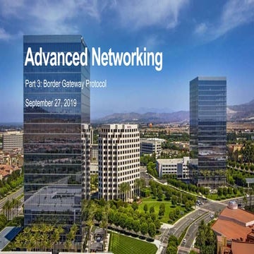 AWS Advanced Networking: BGP | PPTX | Cloud Computing | Internet
