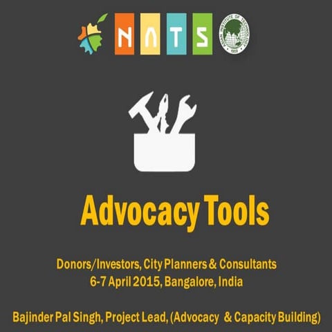 Advocacy: Methods and Material | PPT