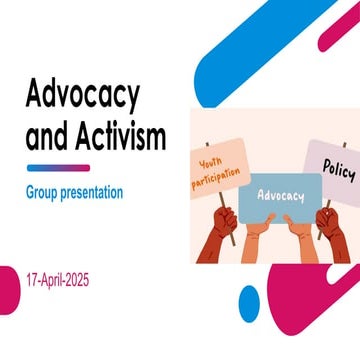 Advocacy and Activism ppt.pptx (policies) | PPTX