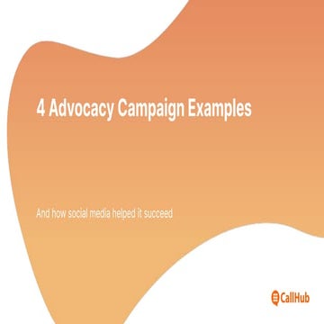 Advocacy campaign examples | PDF