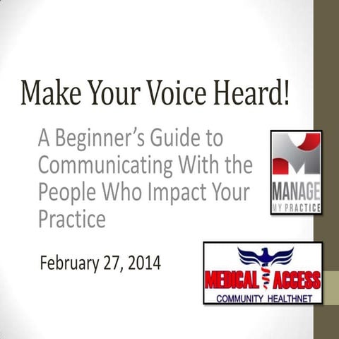 Make Your Voice Heard: A Beginner's Guide to Lobbying (Advocating) to ...