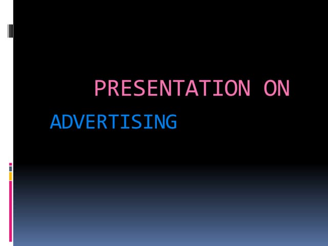 Concept of Advertising | PPTX