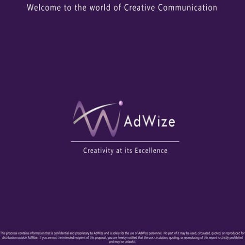 Adwize Profile | PPT