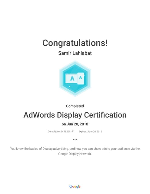 Google ads display | PDF