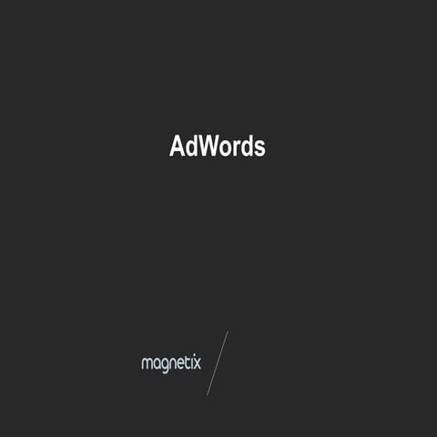 Ad words - Landing Pages | PPT
