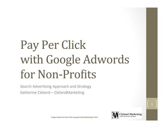 The ultimate guide to Google Ad Grants for nonprofits | PDF