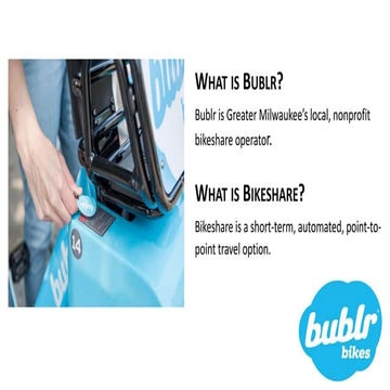 Bublr Advertising Opportunities | PPTX