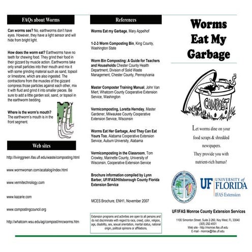 Worms Eat My Garbage ~ University of Florida | PDF