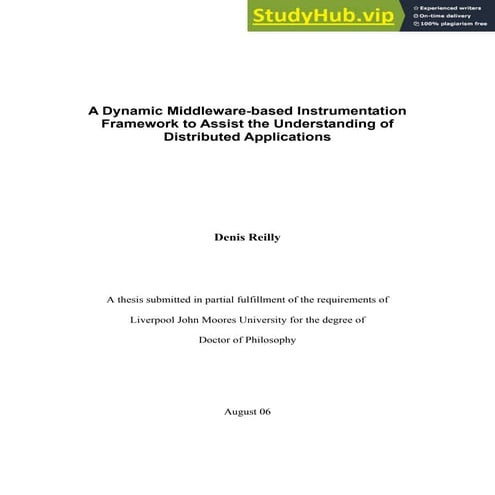A Dynamic Middleware Based Instrumentation Framework To Assist The Understanding Of Distributed