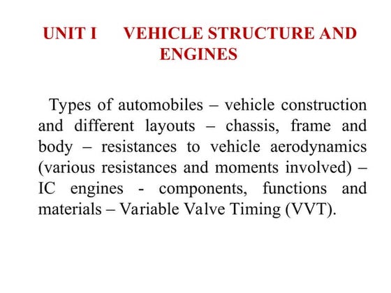 Frame and body of Automobile | PPTX | Auto Type | Automotive