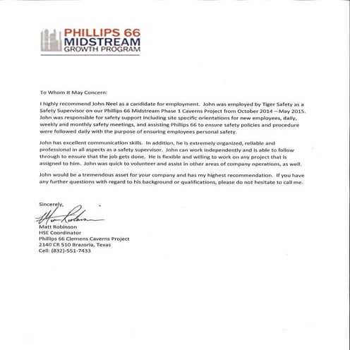 Phillips 66 Letter | PDF