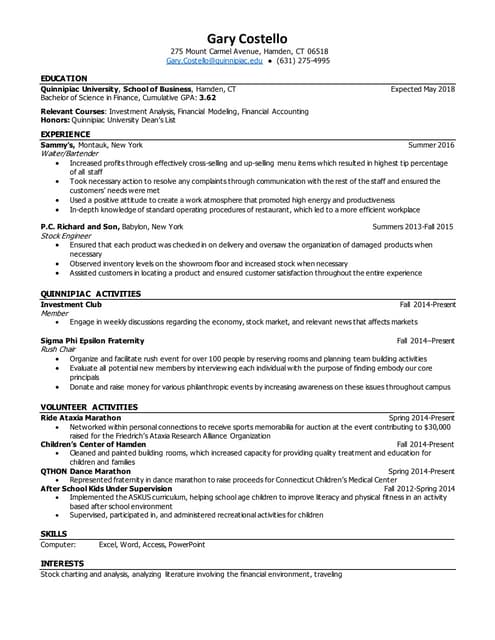 Updated Resume | PDF