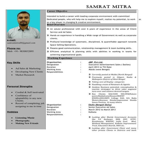samrat CV | PDF