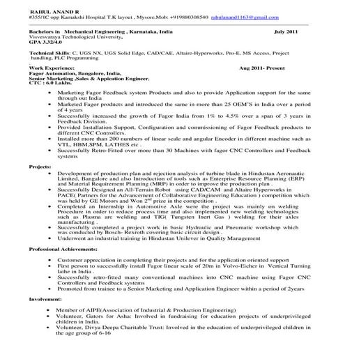Rahul Resume (2) | PDF