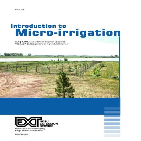 Introduction to Micro-Irrigation | PDF