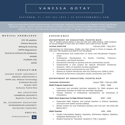 Vanessa Santiago Gotay Resume2 | PDF