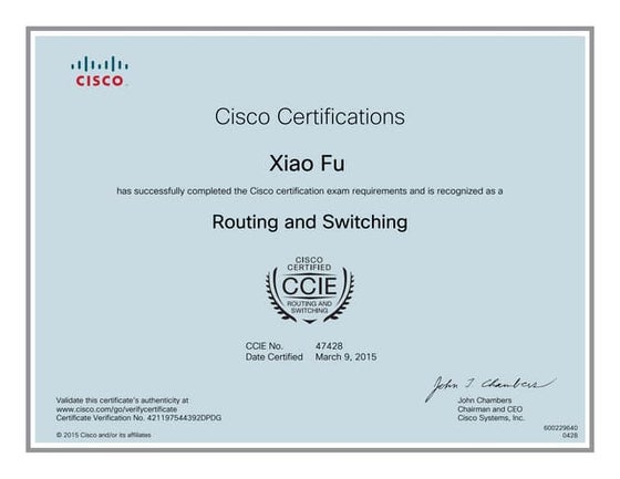 CCNP Certificate | PPT
