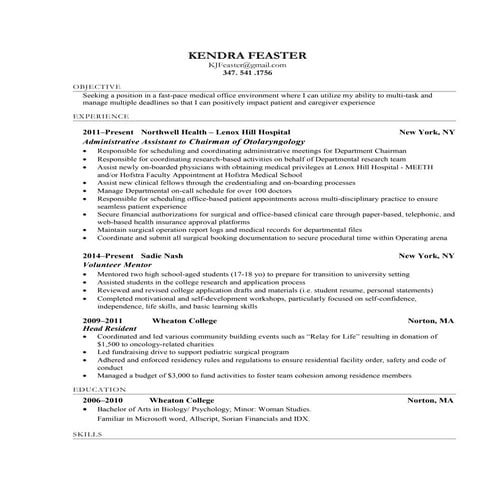 Resume 2016 Update | PDF