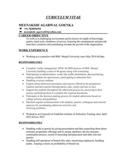 Resume- Chua Jia Jie doc | PDF